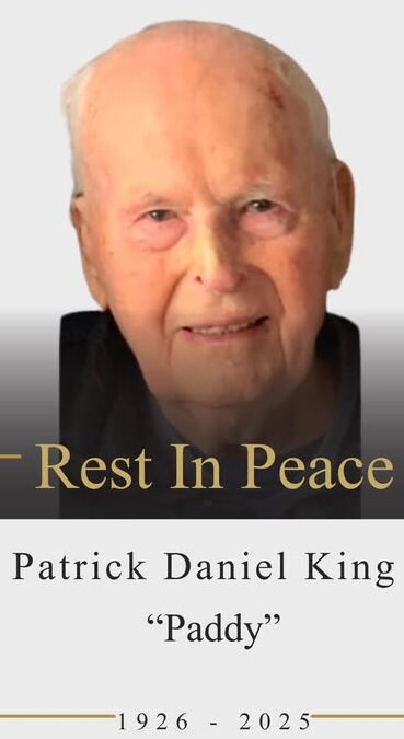 KING Paddy | Death Notice | Funeral Arrangements | Safely Home